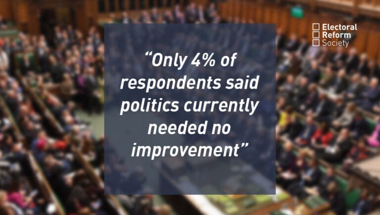 New polling finds three quarters of public say politics needs to ...