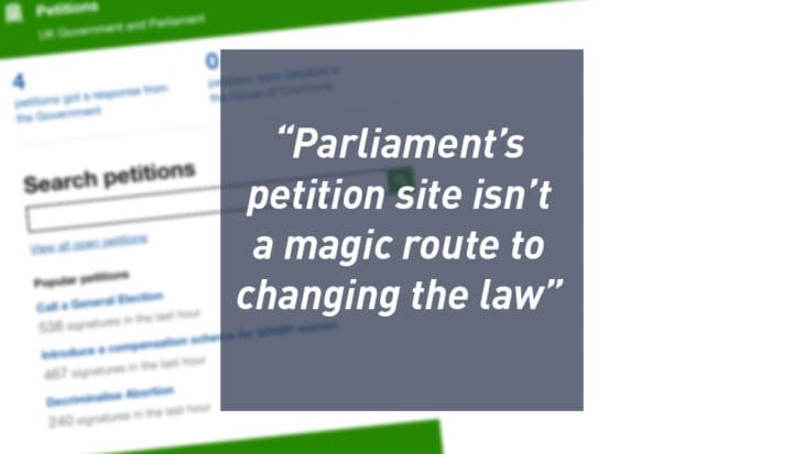 Does the parliamentary petition site make a difference? – Electoral ... Does the parliamentary petition site make a difference? – Electoral ...